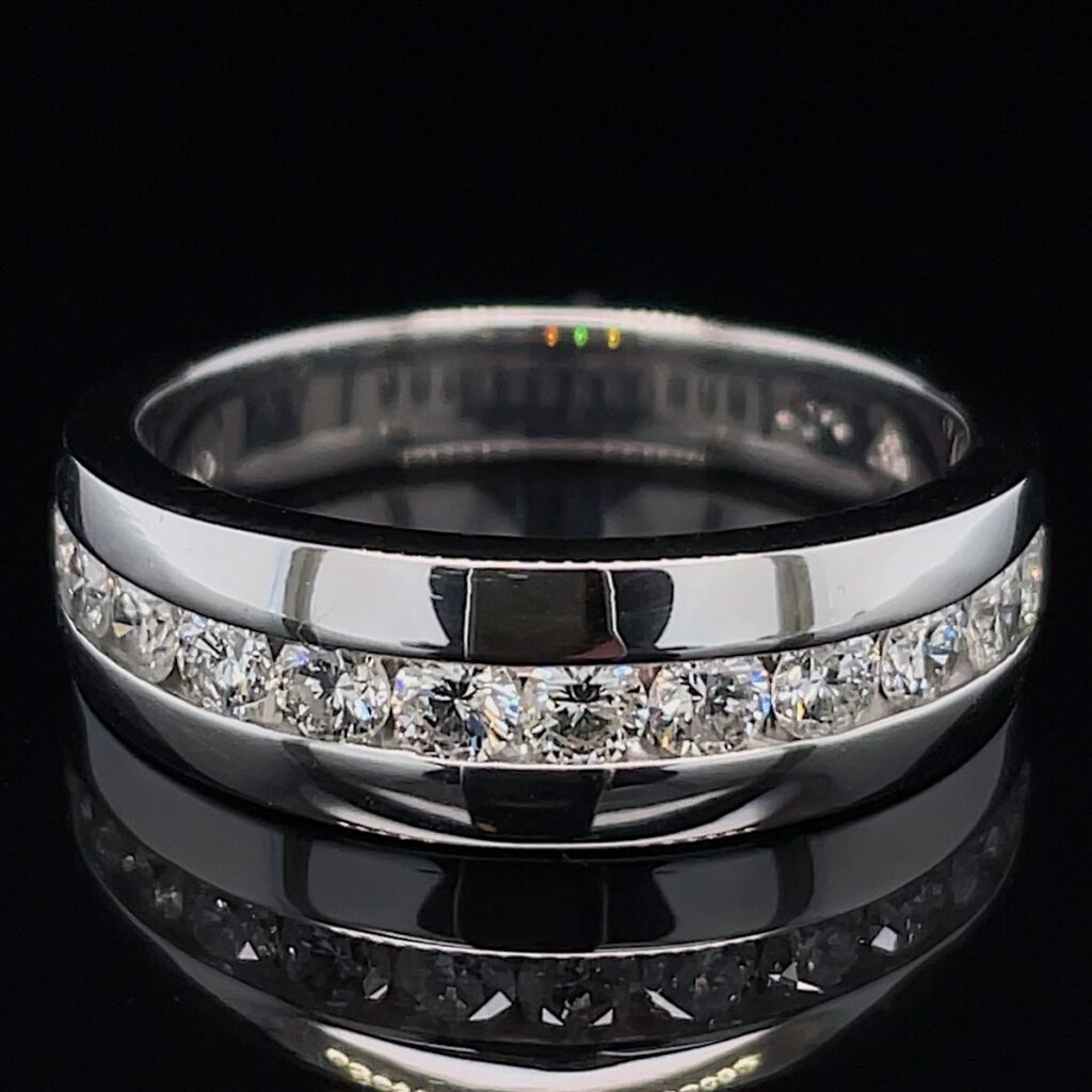 Estate Channel Set Diamond Band | Olympic Jewelry - Open For Walk-ins